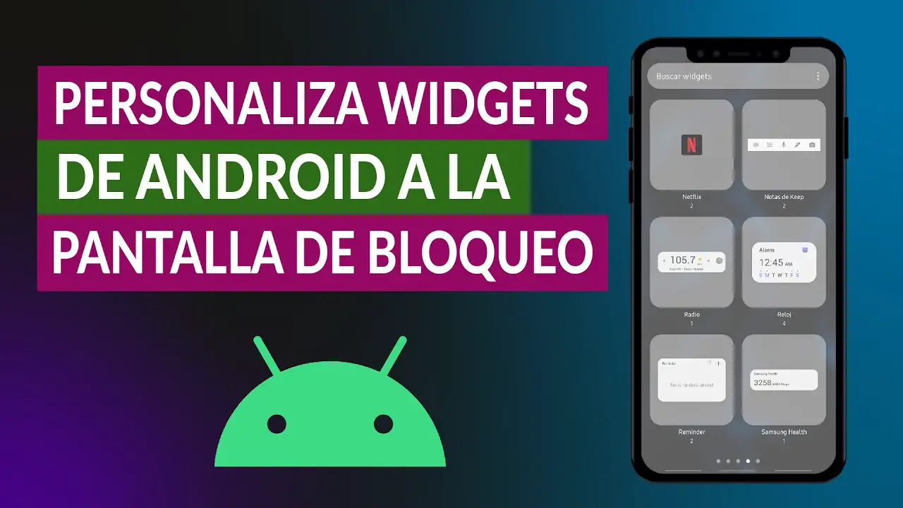 Como cambiar los widgets en android – PitchAndroid
