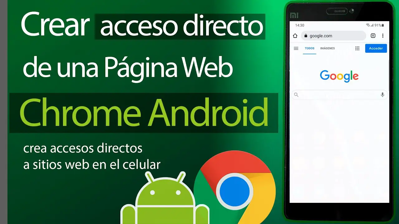 Android acceso directo web – PitchAndroid