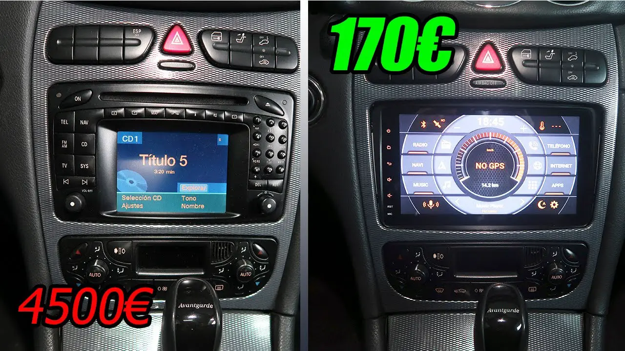 Radio android para mercedes w203 – PitchAndroid