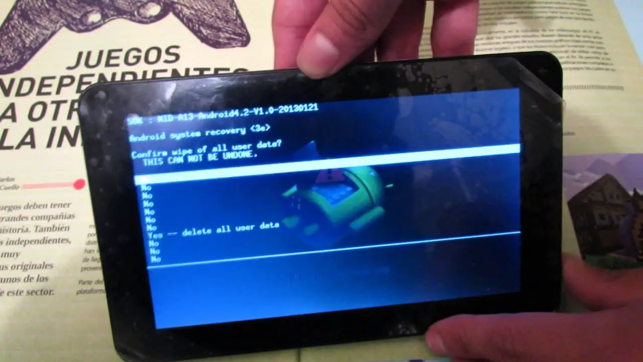 Como resetear una tablet android – PitchAndroid
