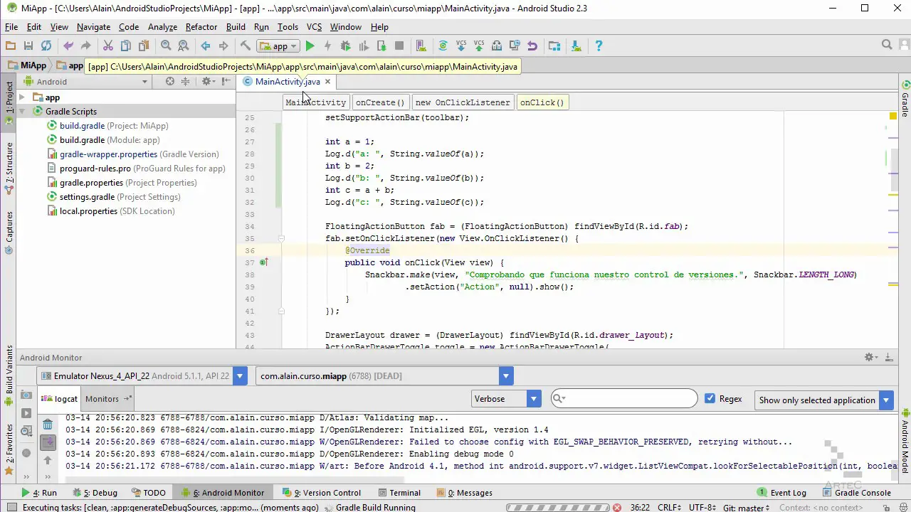 Android studio rebuild project – PitchAndroid